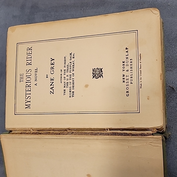 Vintage | Accents | Vintage Western Books Cowboy Zane Grey Frank Austin ...
